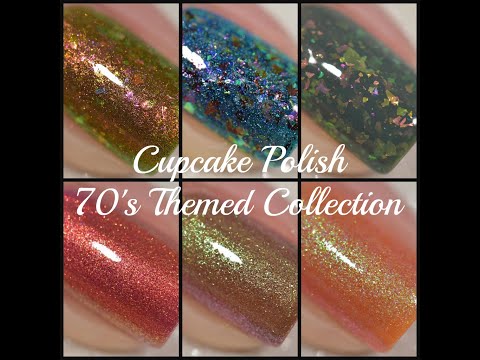 Swatch & Review | Cupcake Polish - 70's Themed Collection