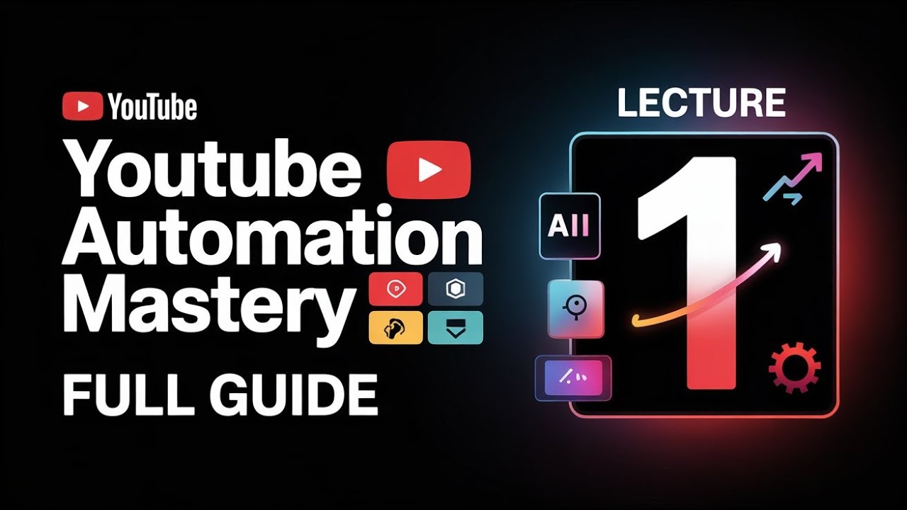 Lecture 1: "YouTube Automation Mastery: Introduction & Complete ...