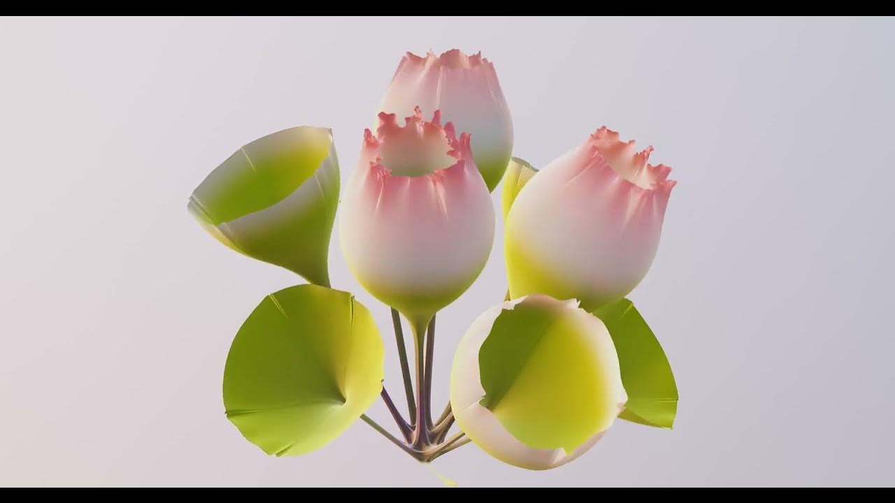 Blender - Flower animation - by Bianca Glaser - YouTube