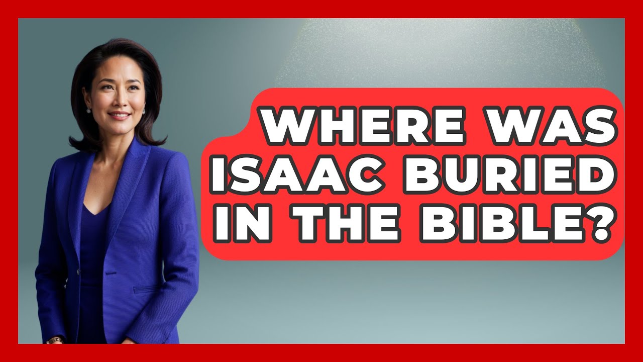 Where Was Isaac Buried In The Bible? - Jewish Teachings For All - YouTube