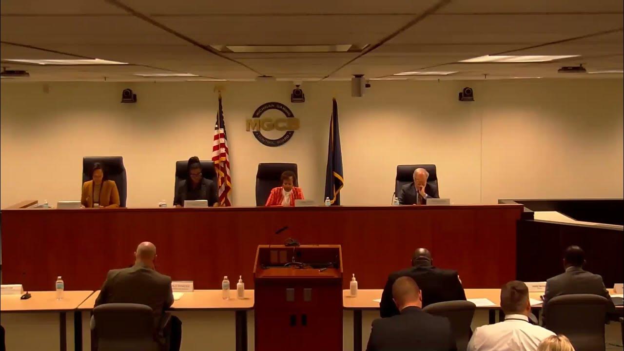 Michigan Gaming Control Board December 12, 2023, Public Board Meeting ...