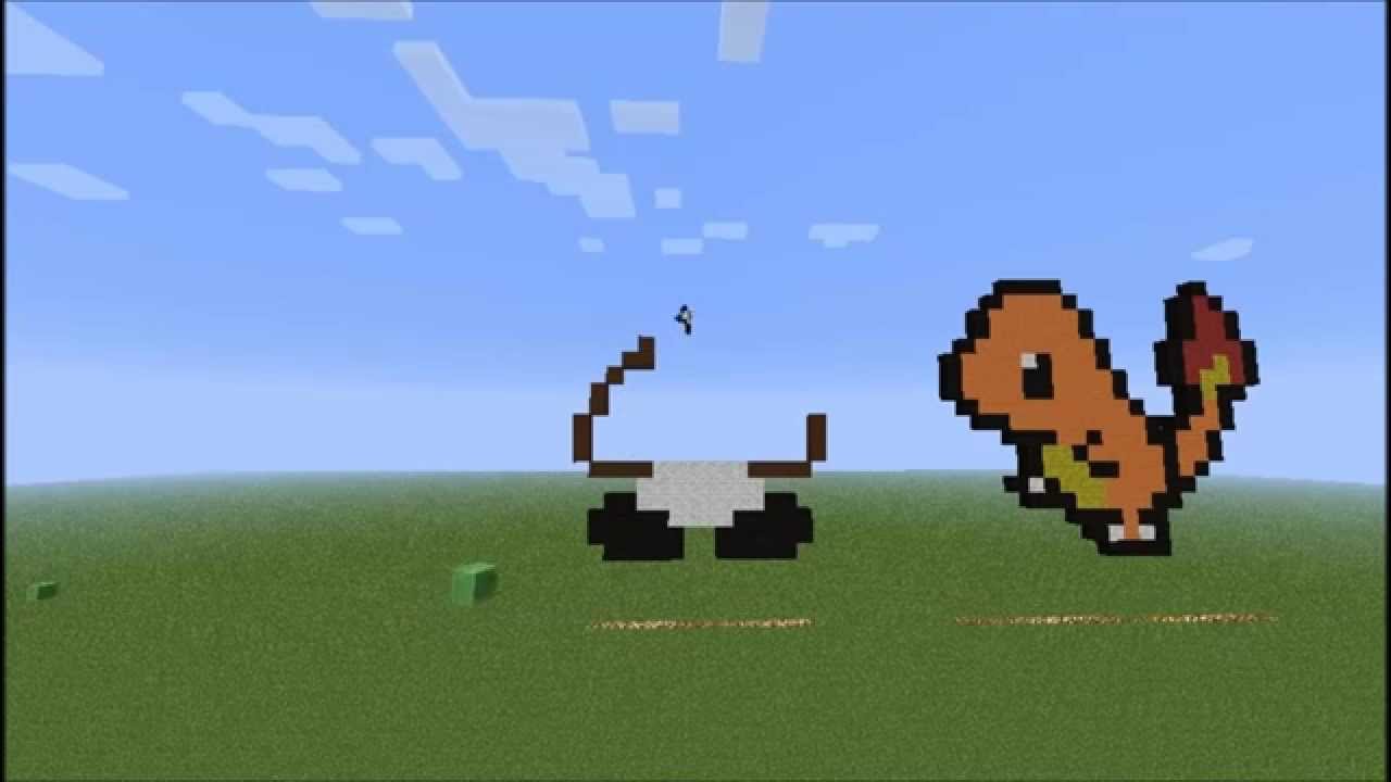 Goomba - Minecraft Pixel Art Build - YouTube