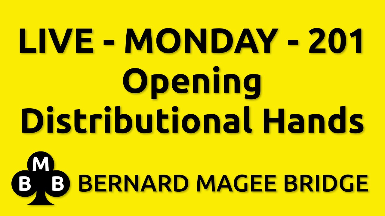 Bernard Magee Bridge 201 MONDAY - YouTube