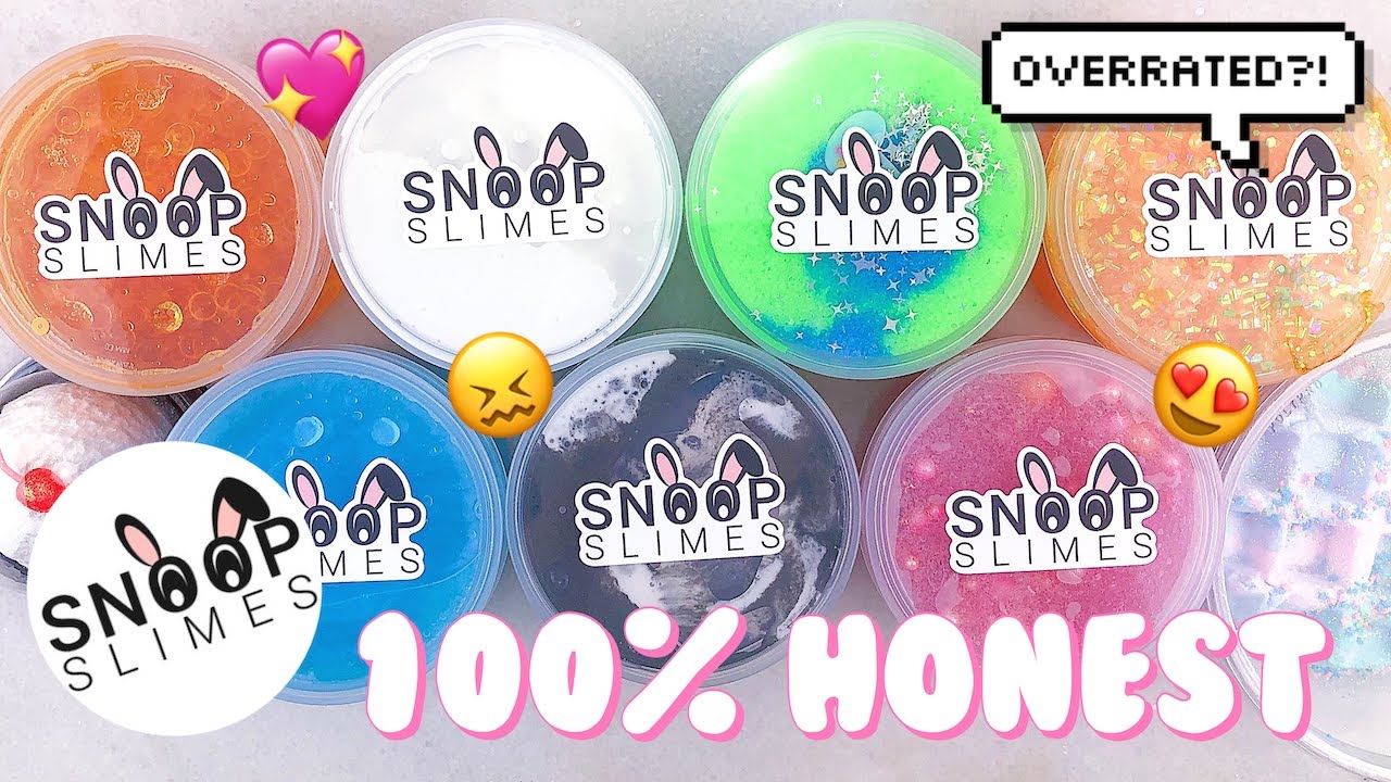$100 SNOOPSLIMES FAMOUS TIKTOK & INSTAGRAM SLIME SHOP REVIEW! 100% ...