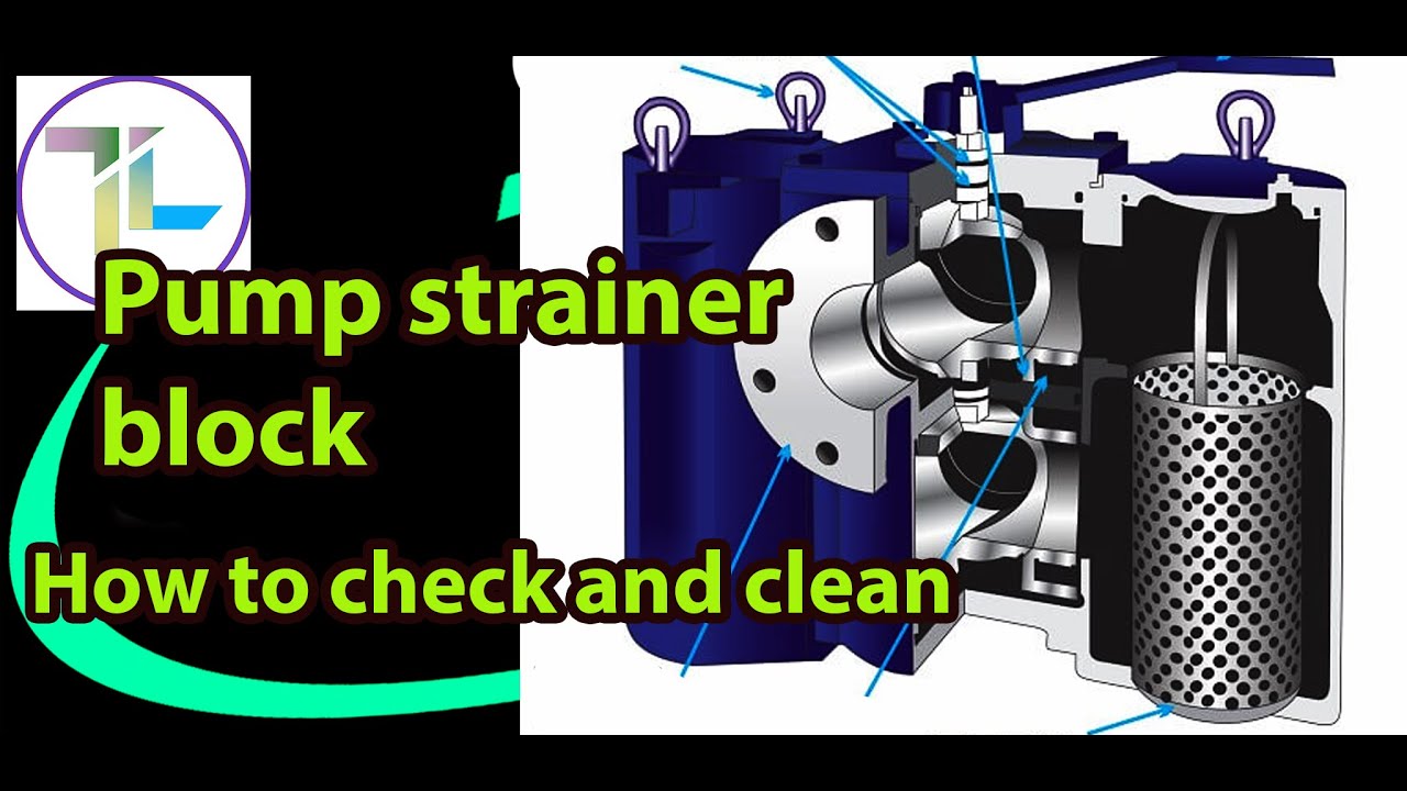 Pump strainer block How to check and clean Technical life videos - YouTube
