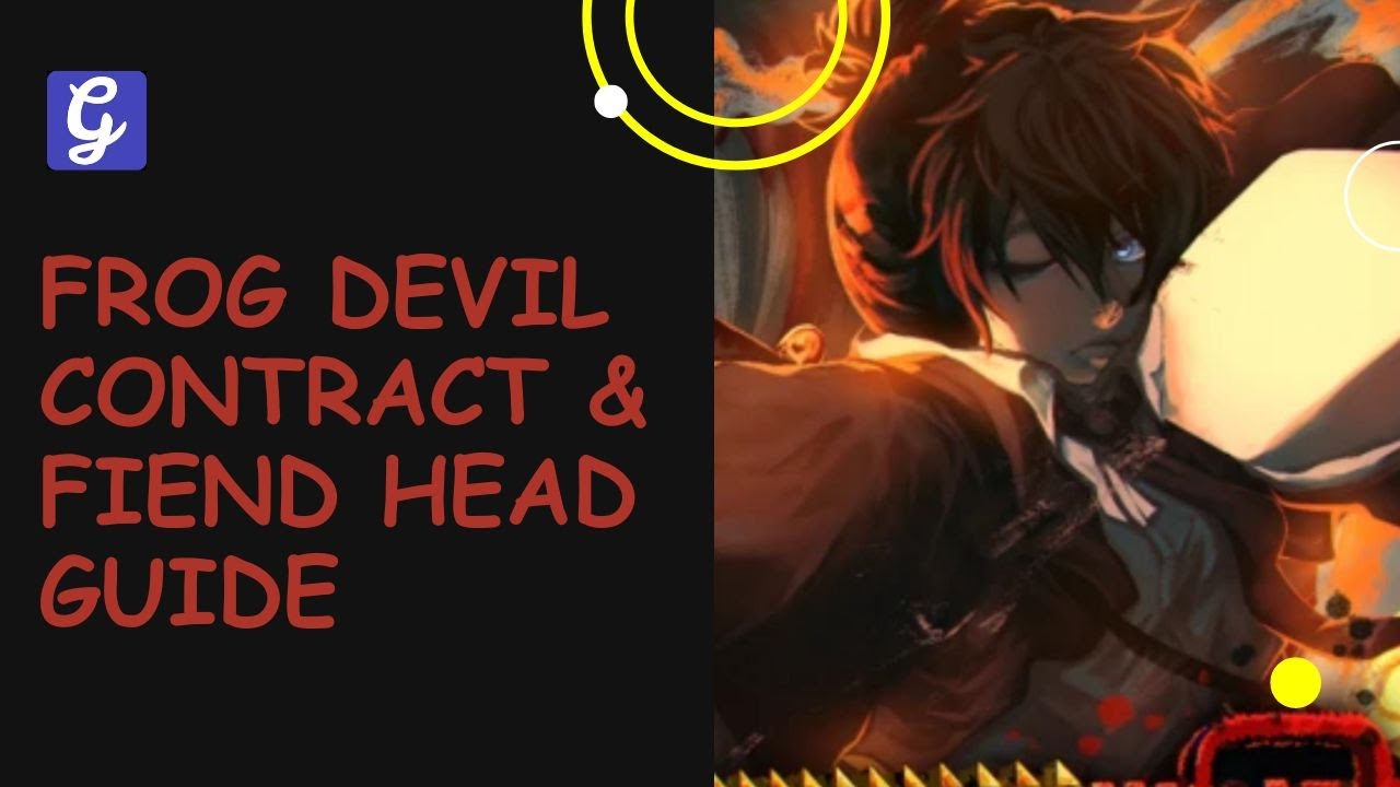 Frog Devil Contract & Fiend Head Guide in Devil Hunter Roblox - YouTube