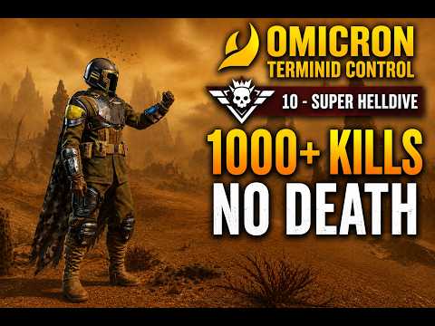 Helldivers 2 - OMICRON SOLO - No Death -  Super Helldive.