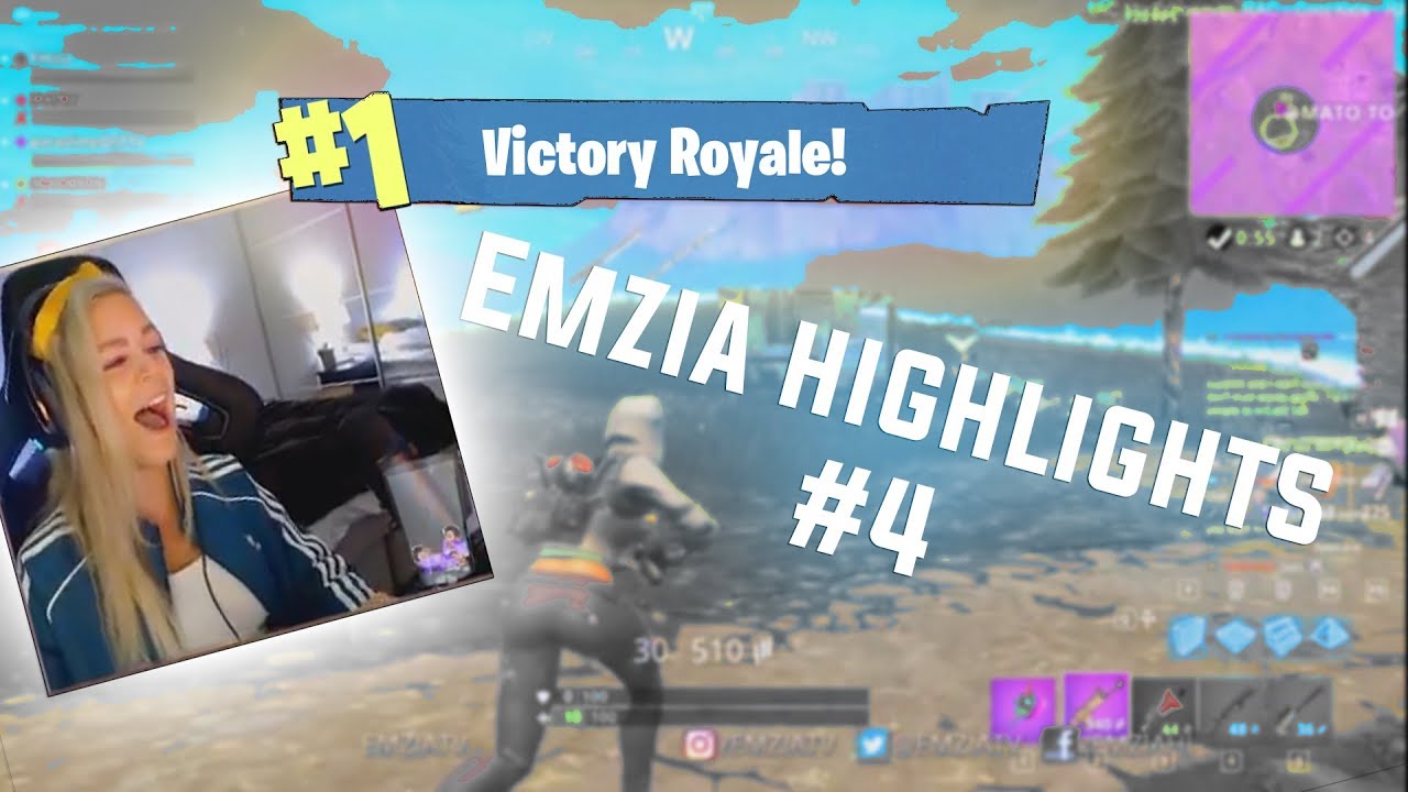 Emzia | Stream Highlights #4 (Fortnite Special) - YouTube