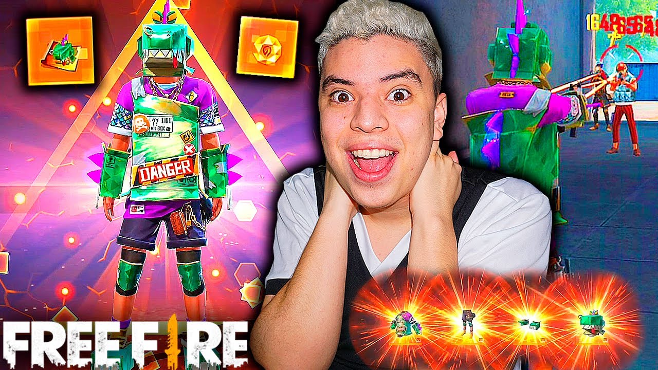 SOY EL JUGADOR CON MAS SUERTE DE TODO FREE FIRE | SACANDO NUEVA ...