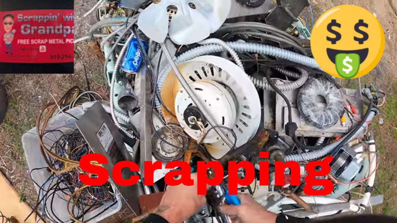 Scrapping a Barrel of Copper Wire and more. - YouTube