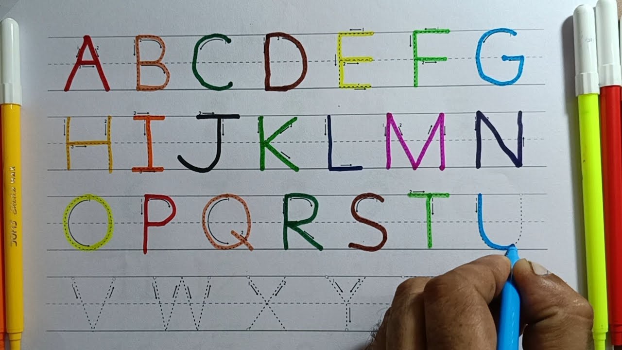 ABCD for kids | abcd tracing for kids | Tracing abcd for kids | abcd ...