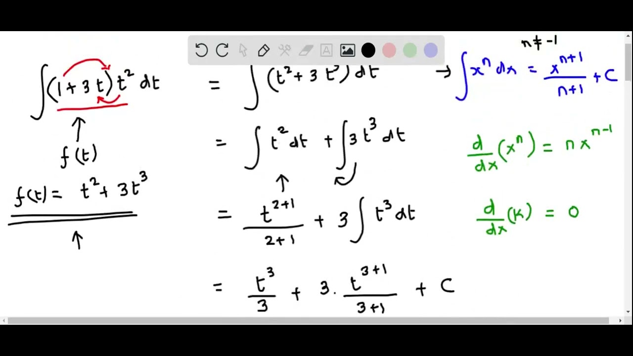 Calculus AB Integration and differentiation 3 - YouTube