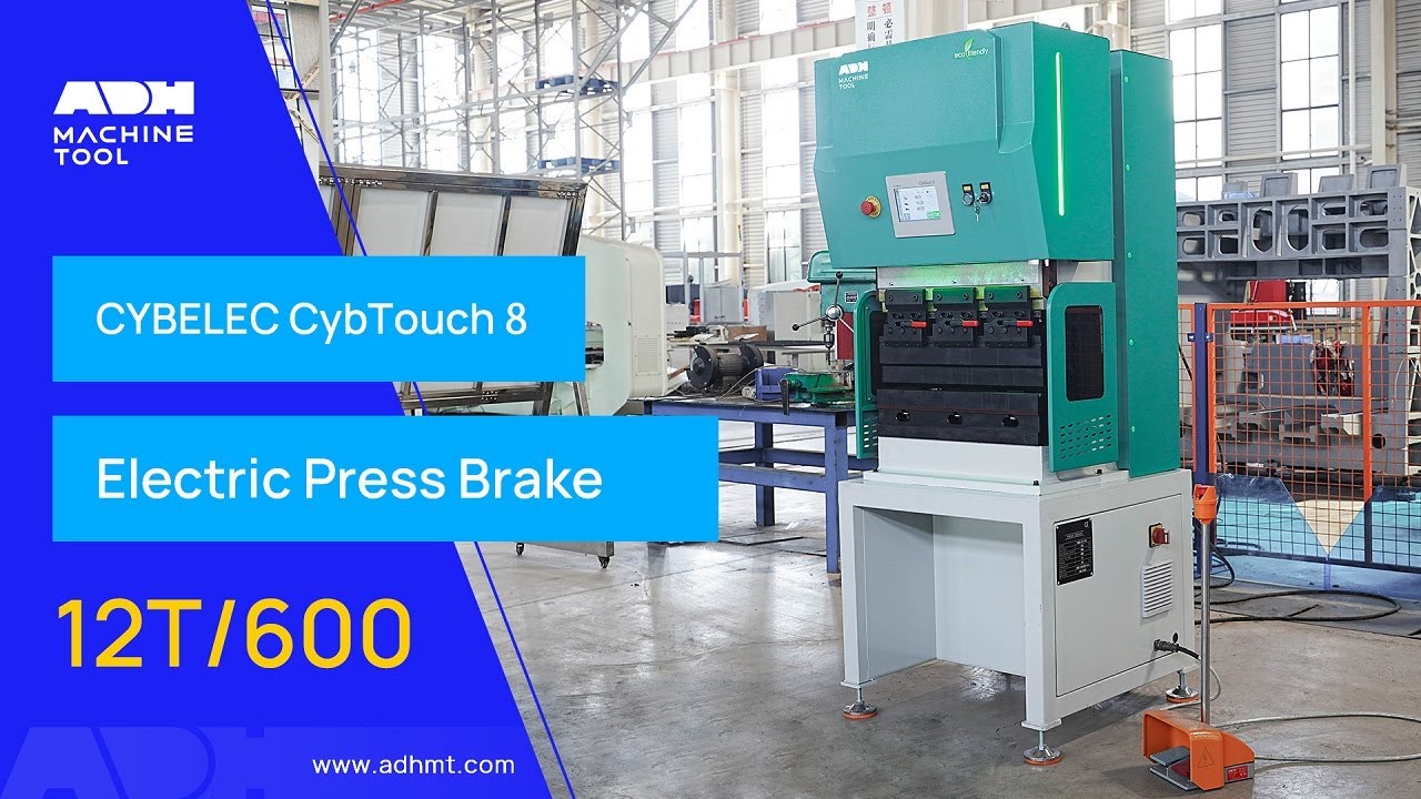 WADG-12T/600 Electric Press Brake with CYBELEC CybTouch 8 Controller ...