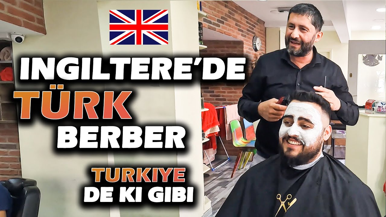 İNGİLTERE'DE BERBER OLMAK - £100 Günlük Kazanç 🇬🇧 - YouTube