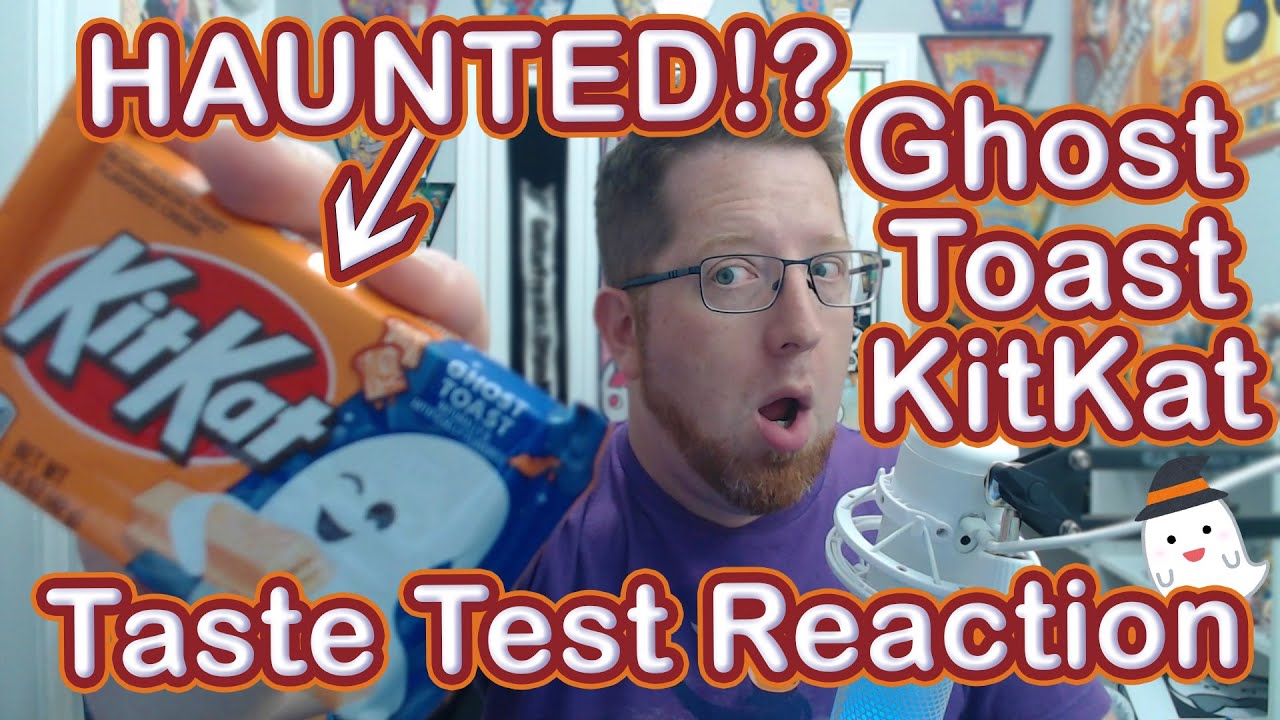 Ghost Toast KitKat - Taste Test & Review - JT's J-Treats - YouTube