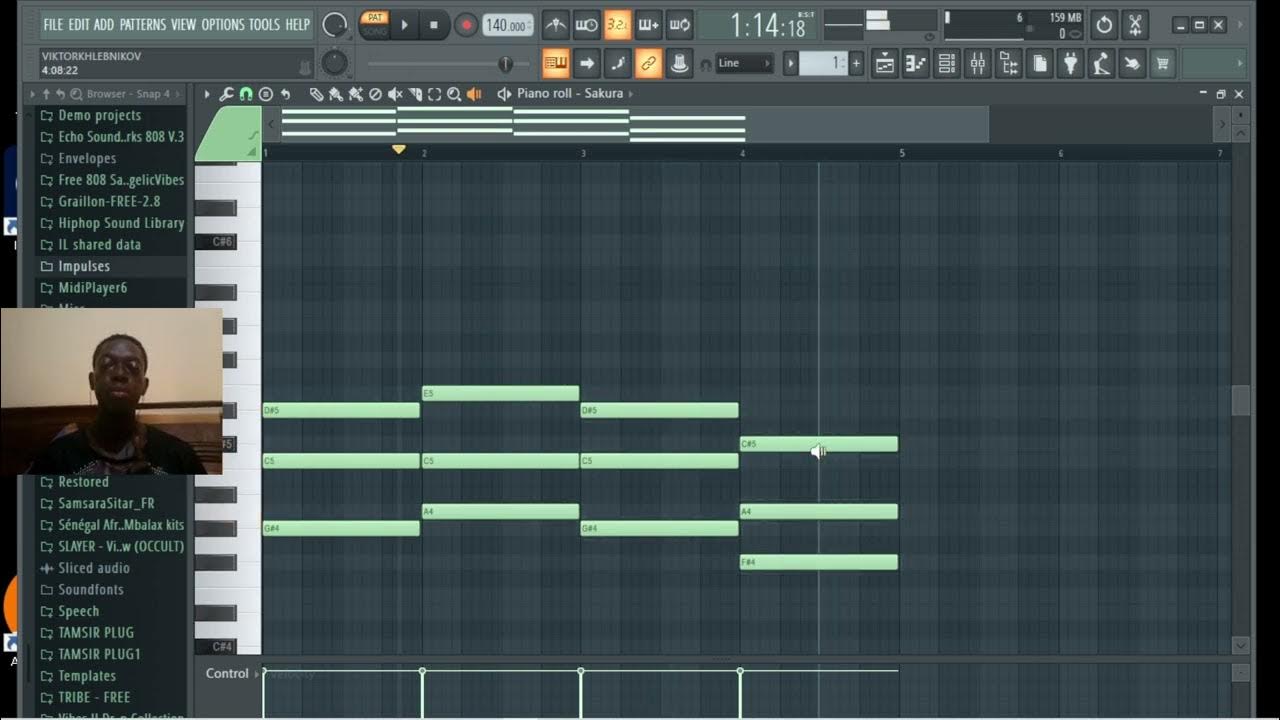 comment métriser le piano roll fl studio en wolof - YouTube