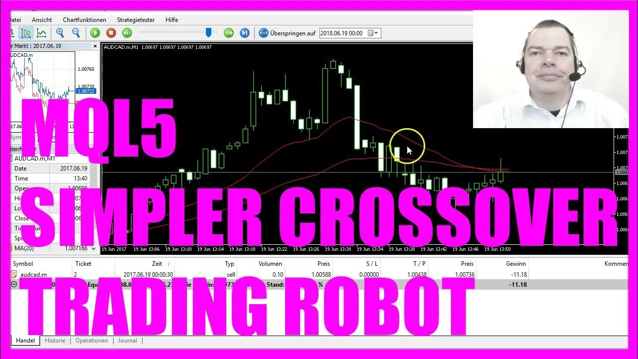 MQL5 TUTORIAL DEUTSCH - SIMPLER CROSSOVER TRADING ROBOT - YouTube