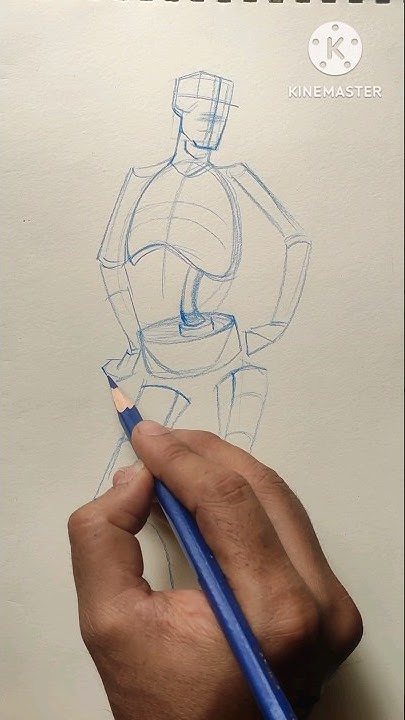 how to Draw basic structure of a figure.draw figure with pencil #shorts #youtubeshorts #viral ...