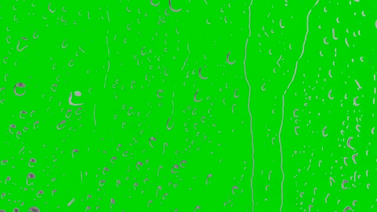 Rain Drop green screen effect - YouTube