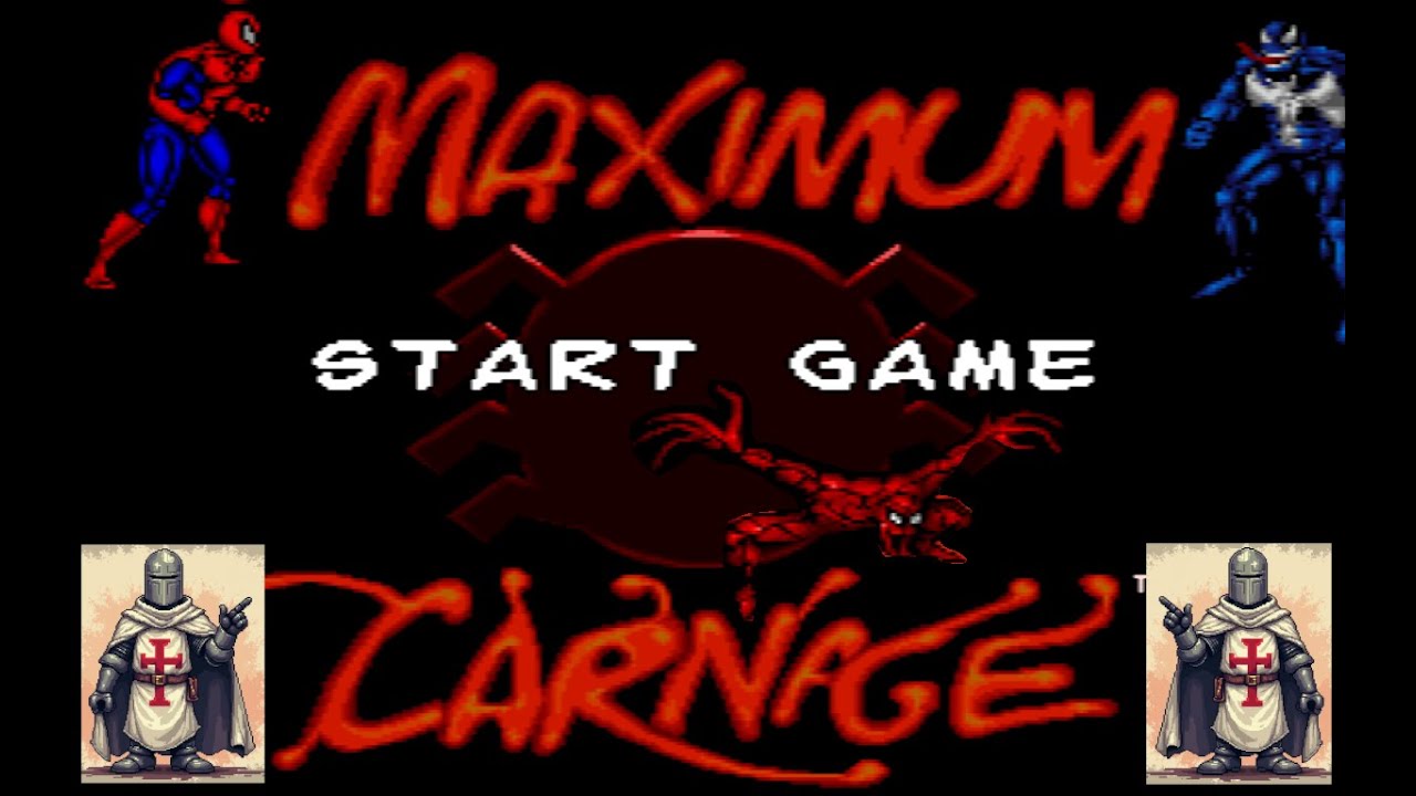 SPIDER MAN & VENOM - MAXIMUM CARNAGE - SNES - Skwatter's Beat 'em and Cheat 'em!! - YouTube