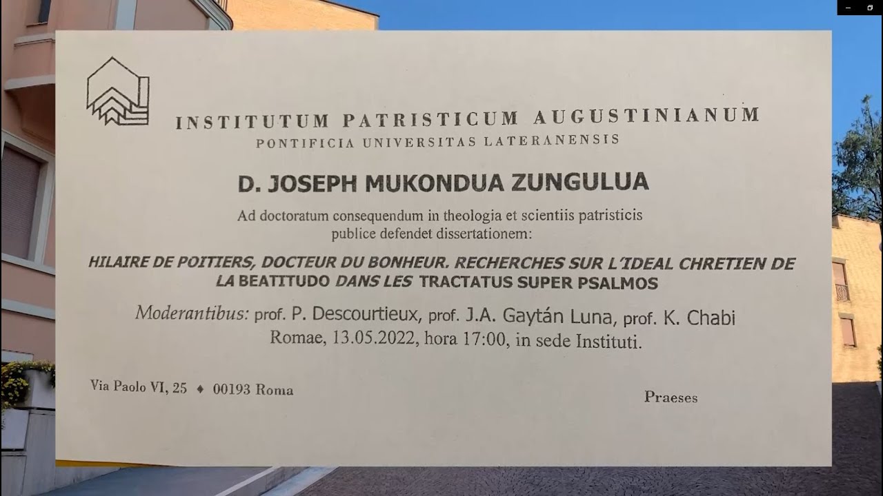 Fr Joseph: Doctor of Theology and Patristic Sciences - YouTube
