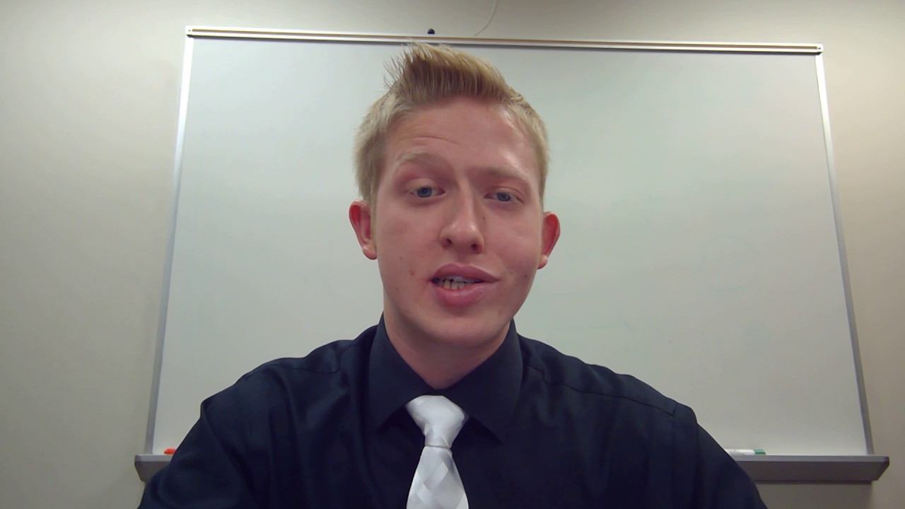 Jake Regner Elevator Pitch - YouTube