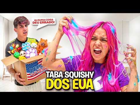 TESTEI A COLEÇÃO DE TABA SQUISH GIGANTES *os mais virais 