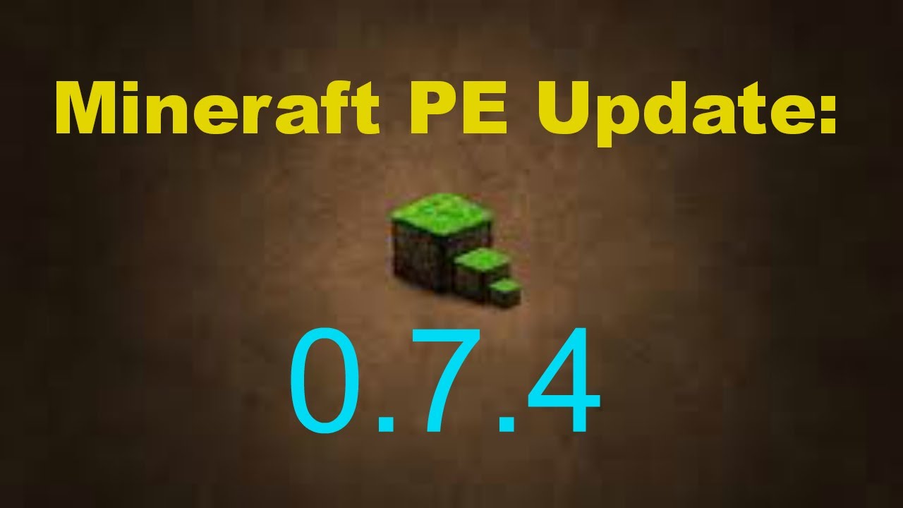 Minecraft PE Update Review: 0.7.4 - YouTube