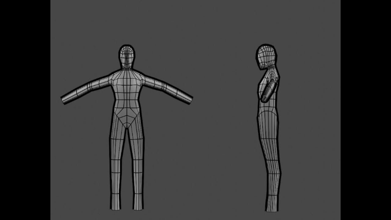 Human Body Structure Modeling Part 2| 3D Character Modeling 2 |3Ds Max ...