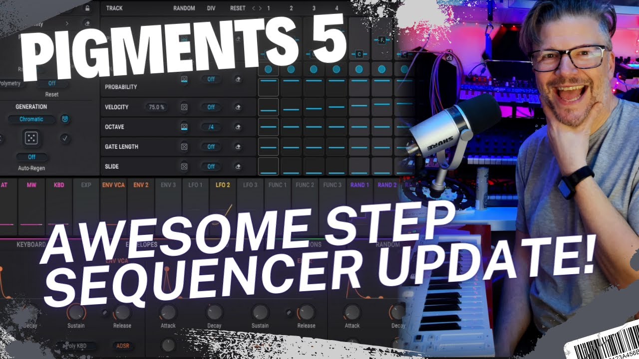 Pigments 5 from @ArturiaOfficial -Awesome update to the Step Sequencer ...