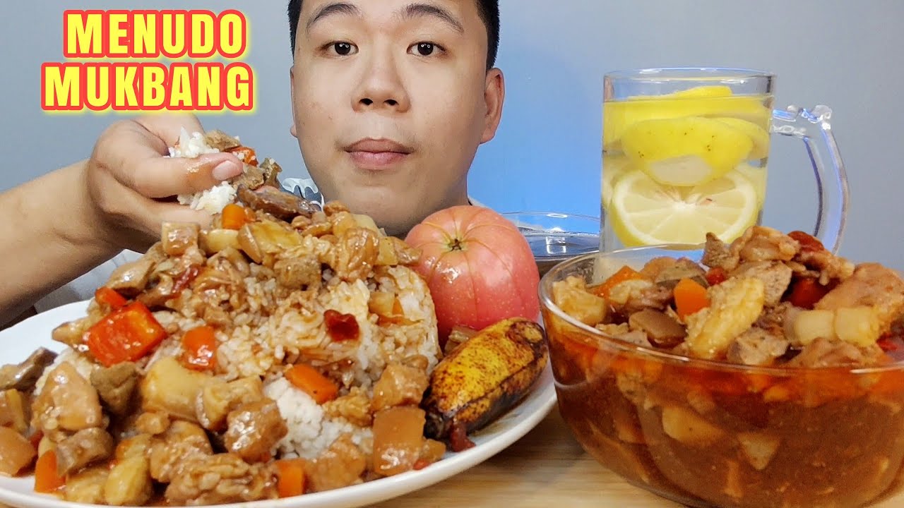 MENUDO MUKBANG | Simpleng Pagkain | Pinoy Mukbang | Mukbang Philippines ...