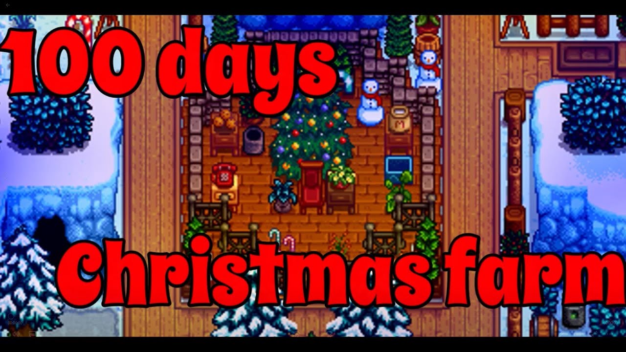 I spent 100 days in Stardew for Santa - YouTube