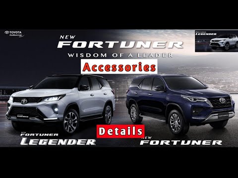 Fortuner And Legender Genuine Accessories - YouTube