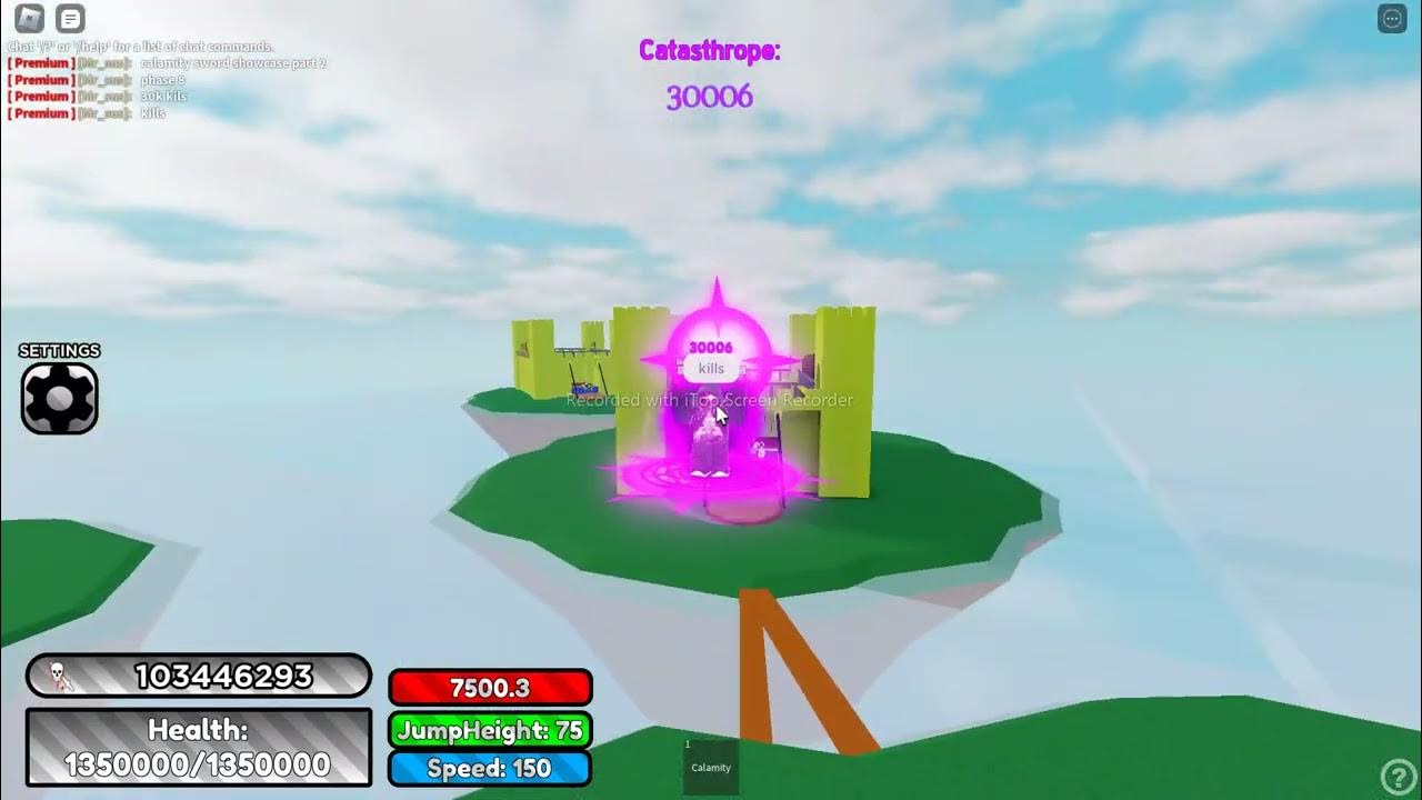 roblox ksfu calamity sword showcase part 2 (final part) - YouTube