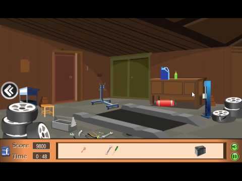 Garage escape Walkthrough (N media) - YouTube