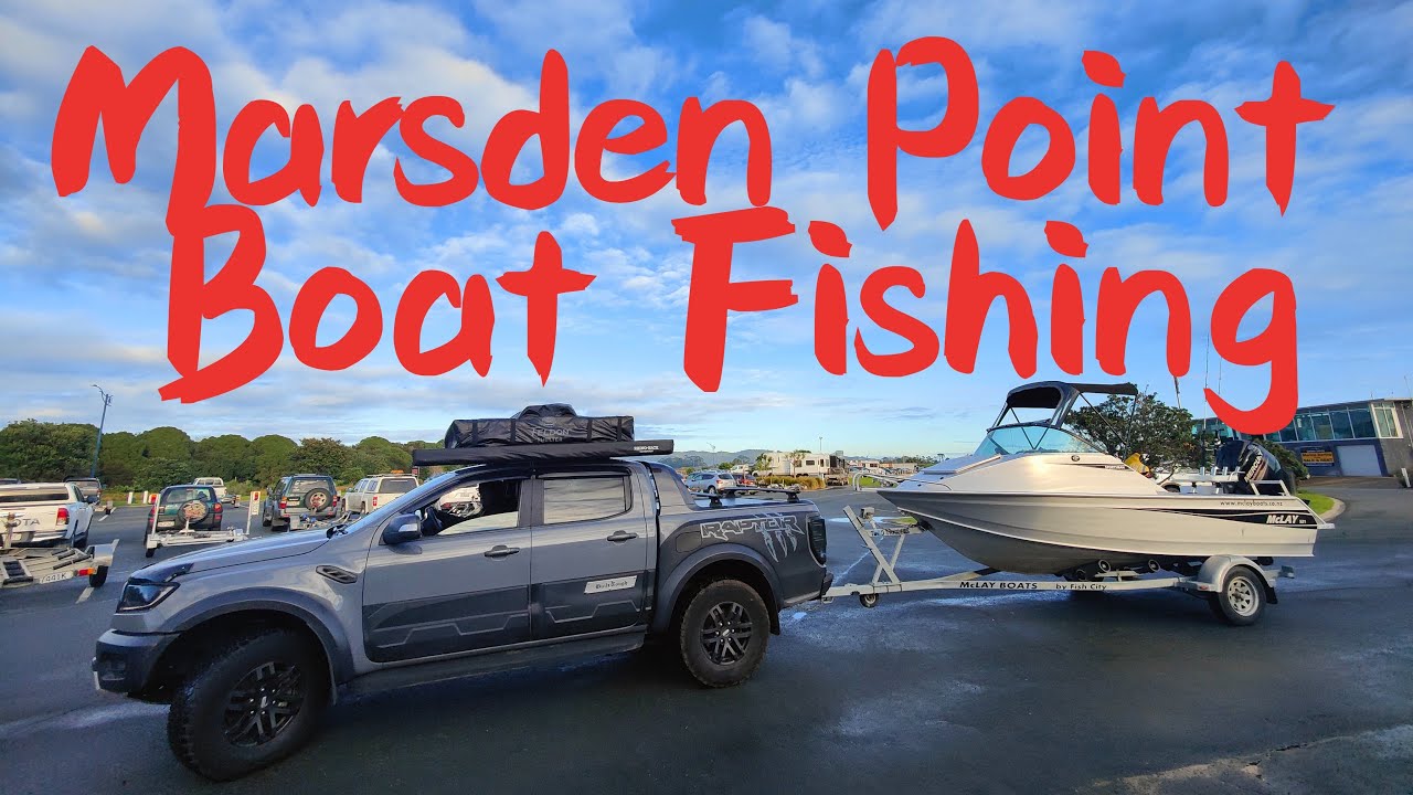 Marsden Point boat fishing - YouTube