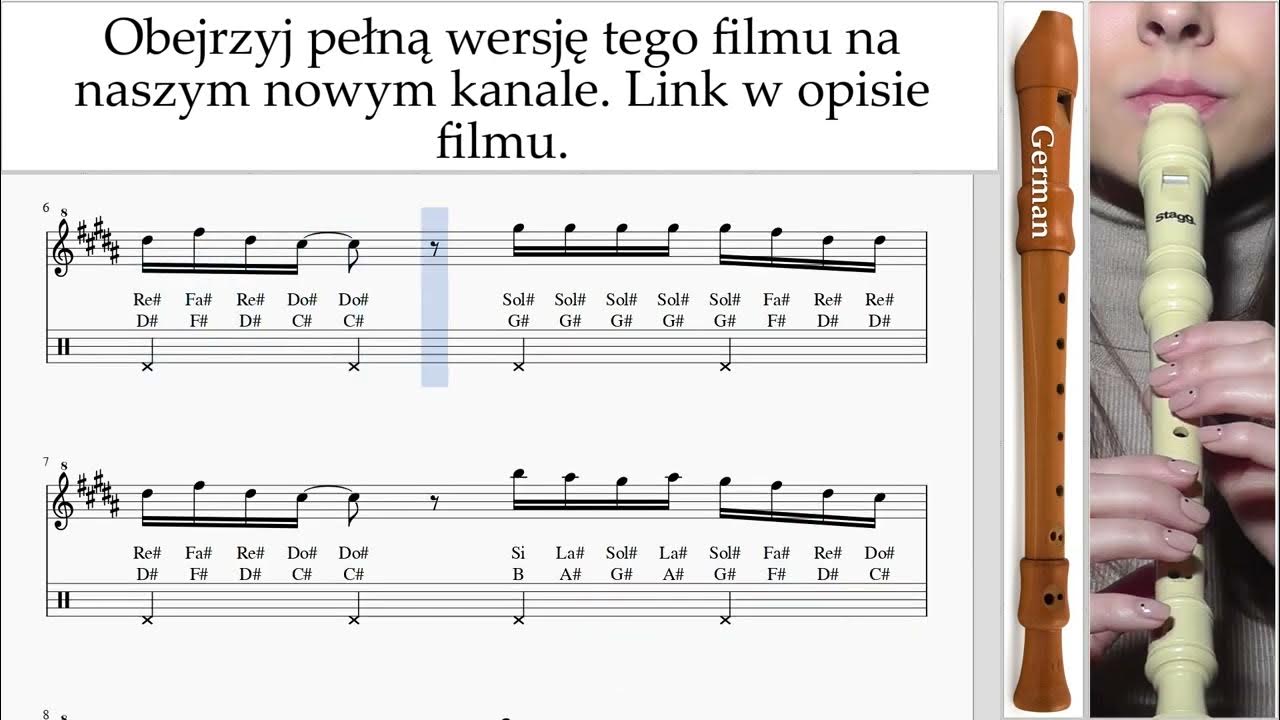 Jak Grać Na Flecie Prostym (Niemiecki) Shakira - Acróstico Tabulatura Lekcje um-a-n463 podglądy ...