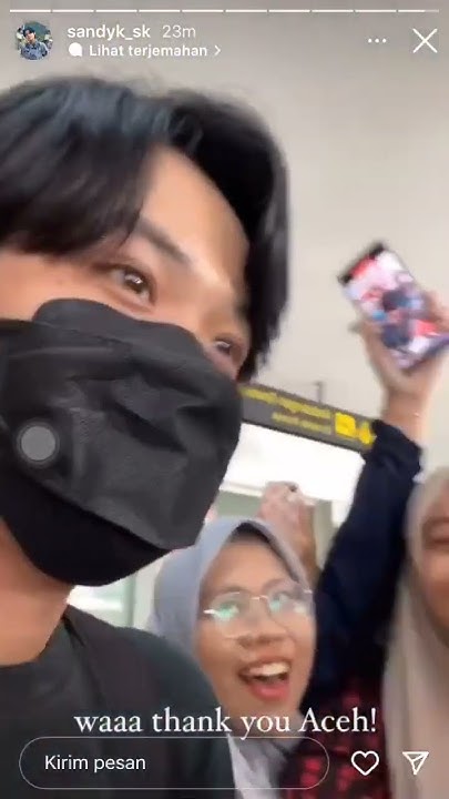 Sandy Disambut Meriah Oleh Fans Di Aceh😱 Youtube