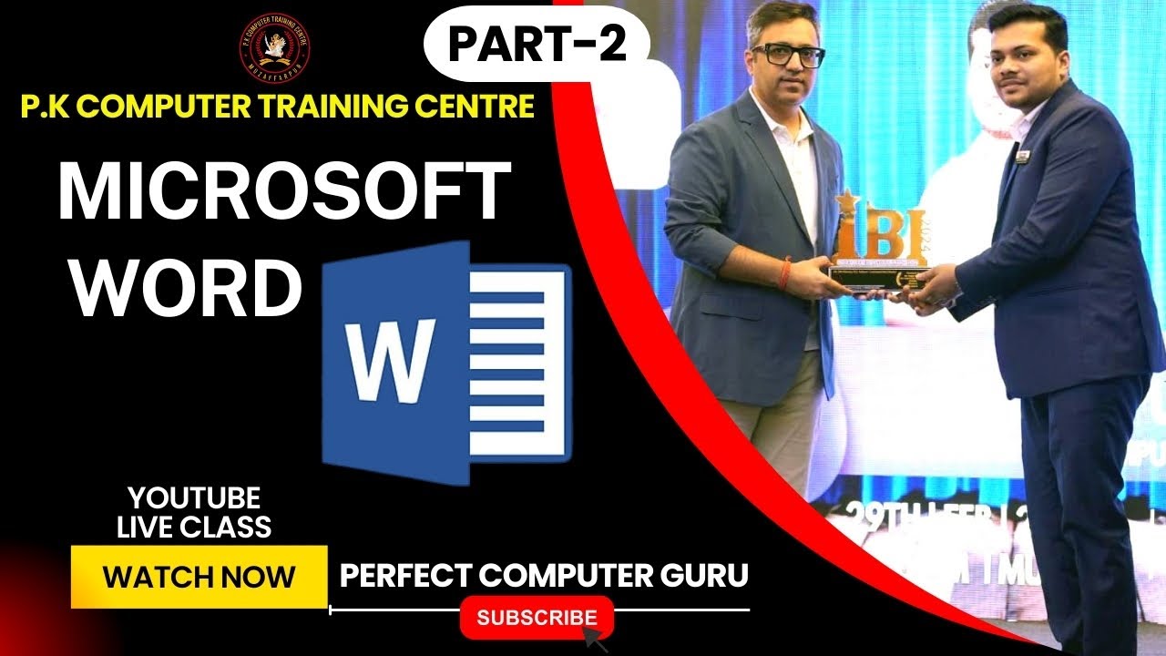 Microsoft Word (MS Word) live- 02 - YouTube