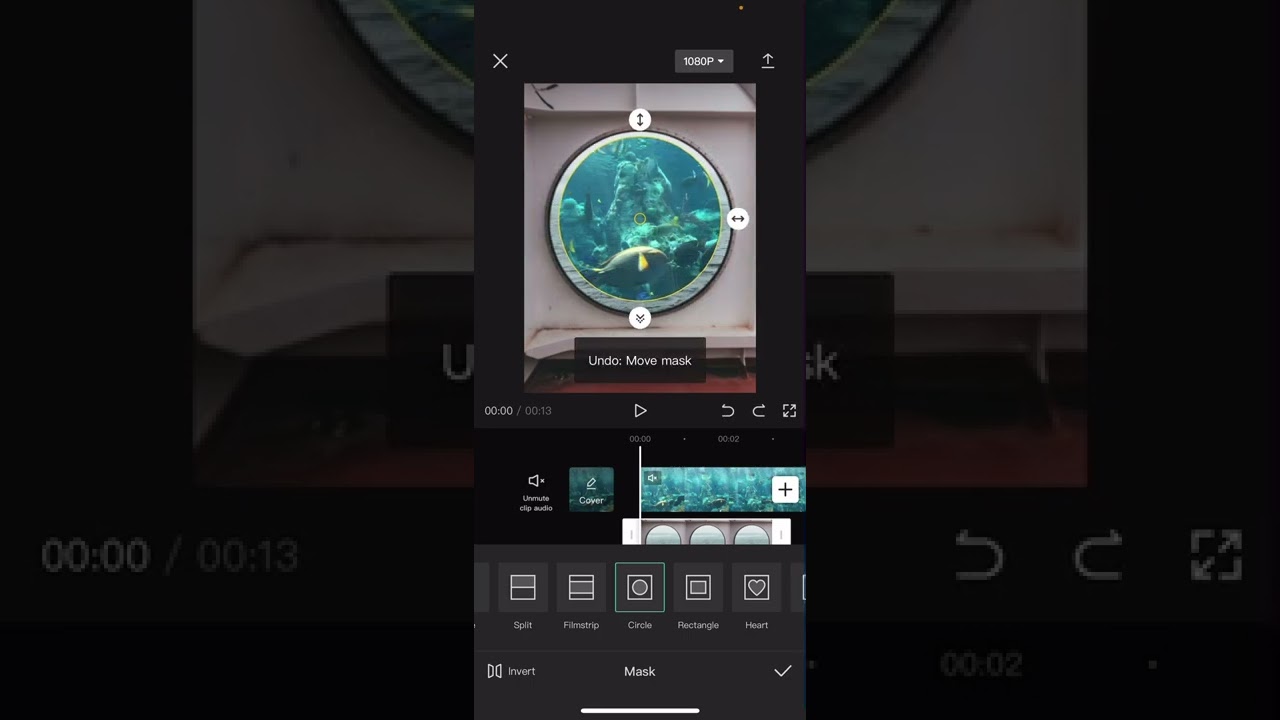 Circle Mask Video Edit Tutorial On CapCut - YouTube