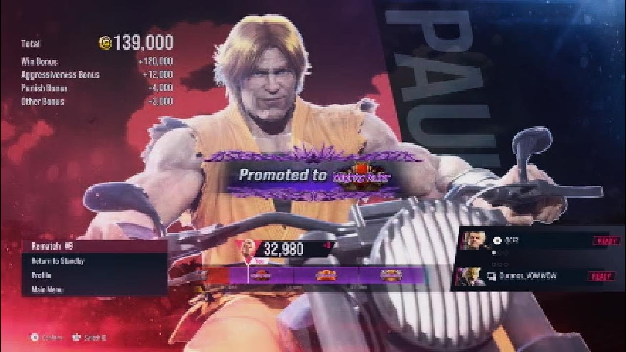 Road to Mighty Ruler Tekken 8 online Rank match - YouTube