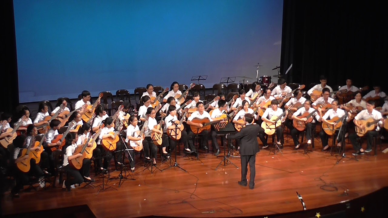 Can't Take My Eyes Off You (Hwa Chong Guitar Ensemble) TSUBASA - YouTube