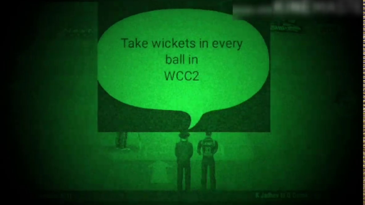 How to take wickets on every ball in WCC2 - YouTube
