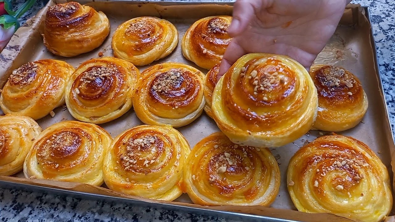 شنيك 15 دقيقة اقتصادي خفيف مورق ولذيذ باسرع واسهل طريقة وداعا المخبزات ...