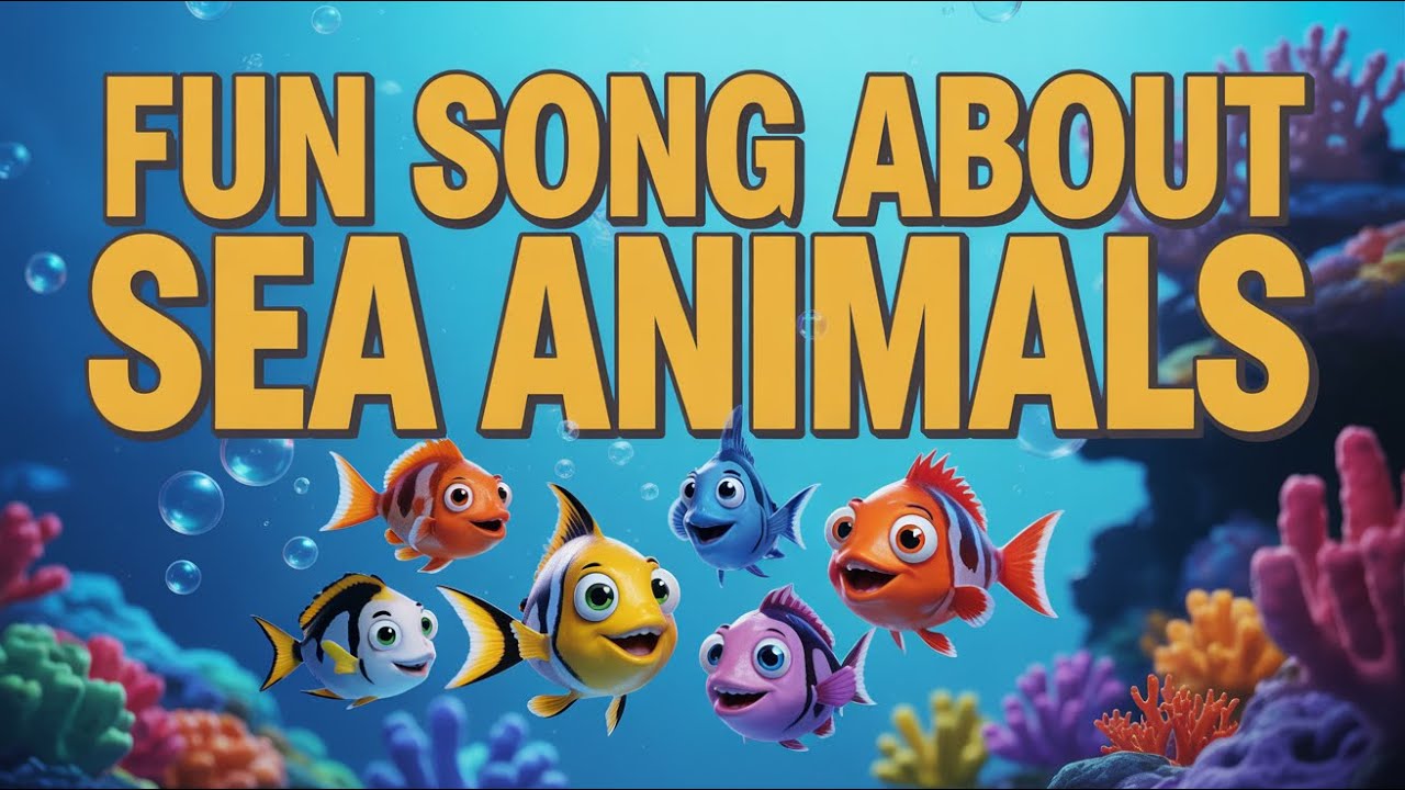 Fish Friends Song | Fun Nursery Rhyme for Kids About Ocean Animals and ...
