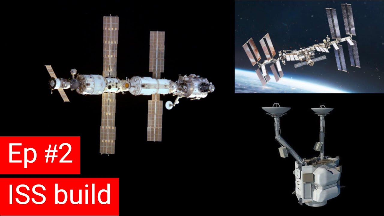 ISS Build #2 #build #iss #space #ksp #shuttle - YouTube
