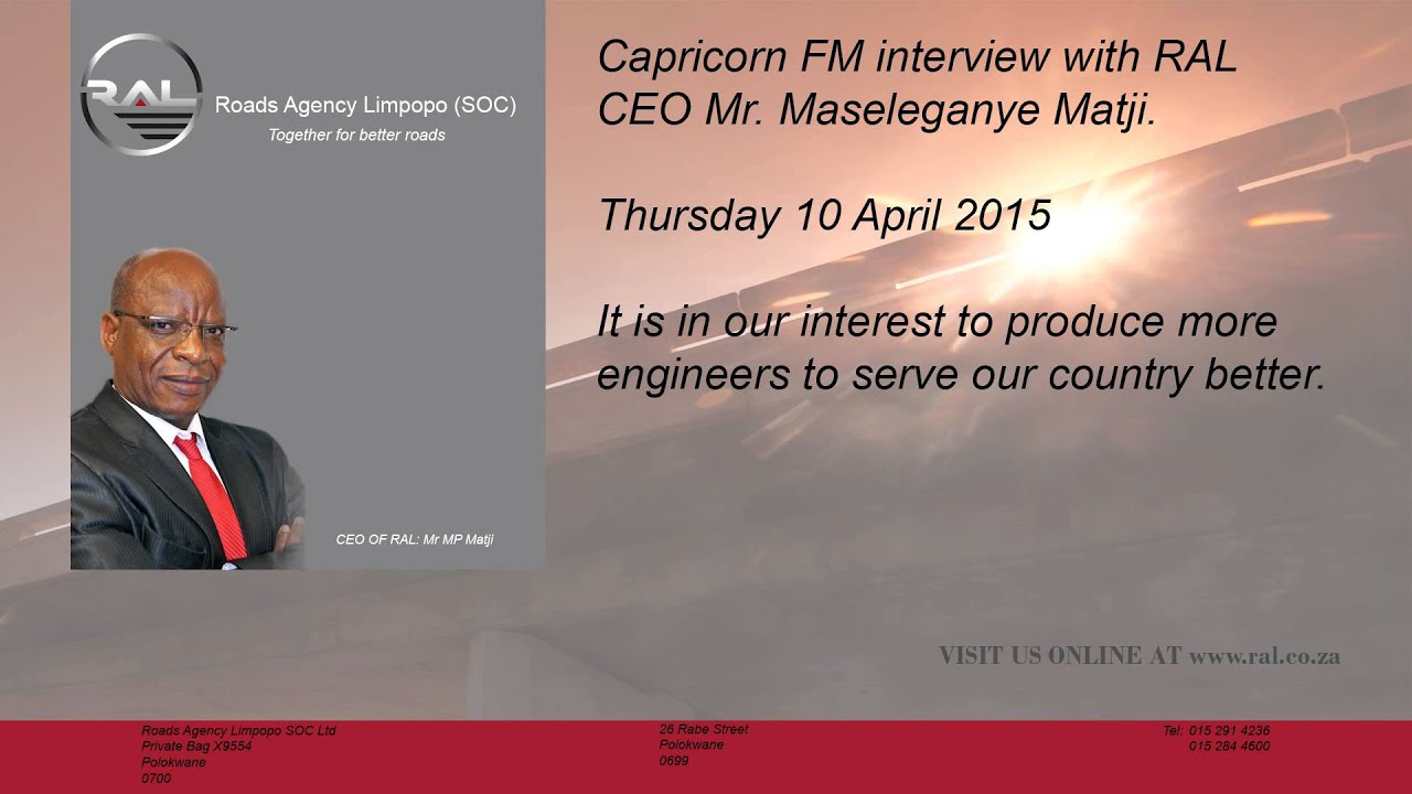 Capricorn FM April 10 Interview - YouTube