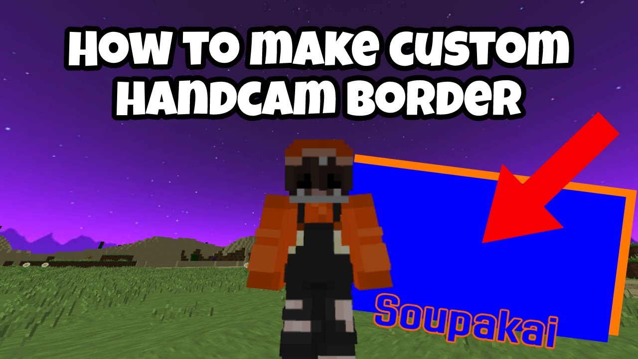 How to make custom handcam border (on free website no sign up) - YouTube