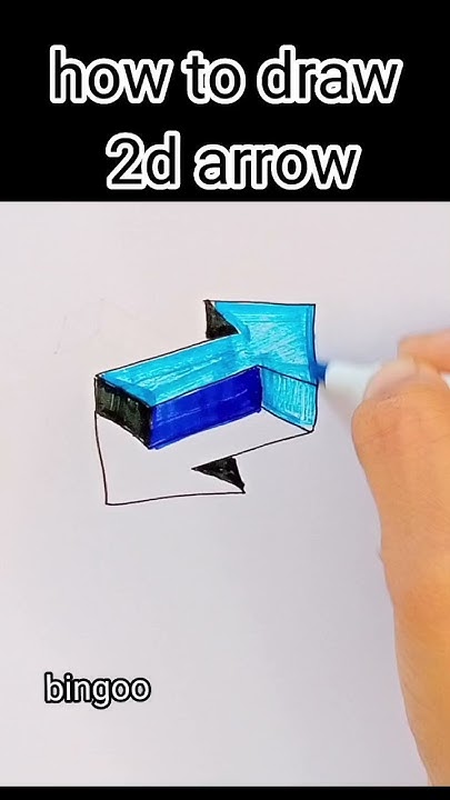 how to draw 2d arrow#1million #10secartistchallange #2danimation - YouTube