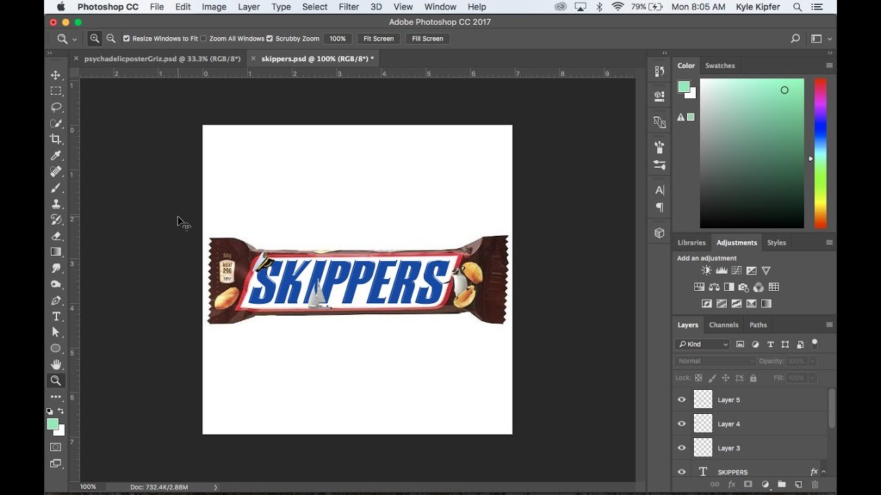 Photoshop a Food Label to make Fake Food Tutorial - YouTube